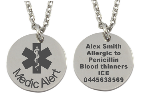 MEDIC ALERT Jewellery
